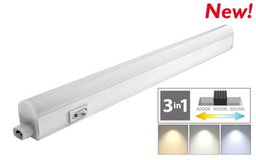 REGLETTE LED 30 CM 5W 850LM 3000-4000-6000 K